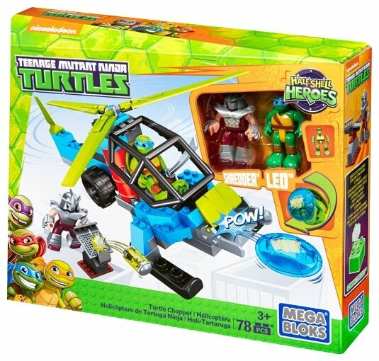 Конструктор Mega Bloks Teenage Mutant Ninja Turtles Черепаший вертолет DMX11