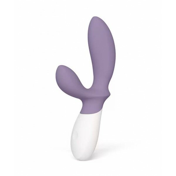 Люксовый массажер простаты с вращением кончика Lelo Loki Wave 2 Violet Dusk