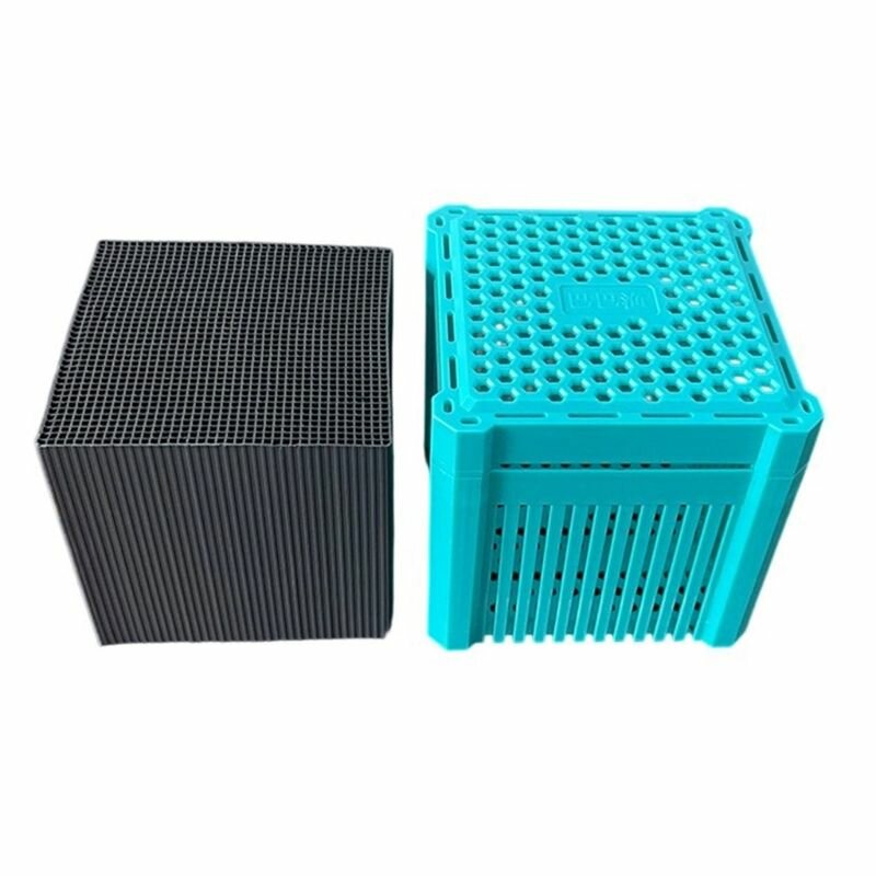 Эффективные активированные угольные кубики для очистки воды в аквариумах, устраняют запахи и поддерживают чистоту, - Кубик активированного угля