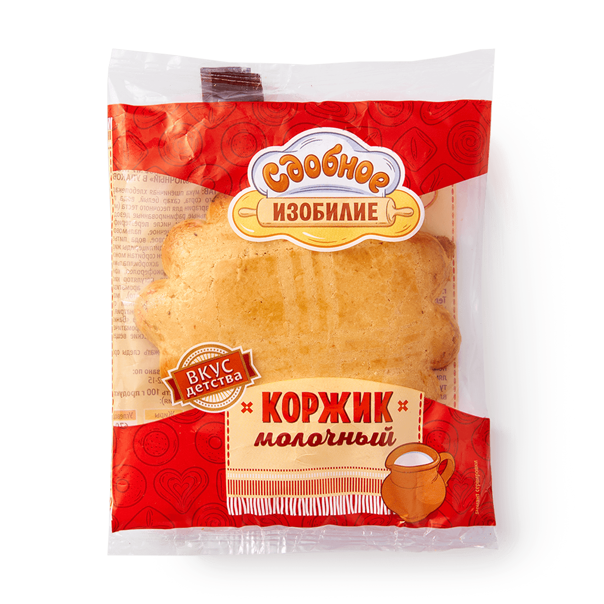 Коржик Молочный Нижегородский Хлеб "Сдобное Изобилие", 70 граммов, 1 упак.