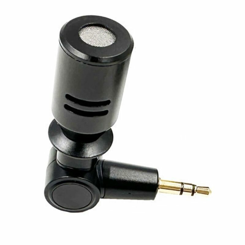 Мини-микрофон 3,5 мм (3-секционный штекер), конденсаторный микрофон, гибкая камера для смартфонов, планшетов, камер, ноутбуков, беспроводных систем