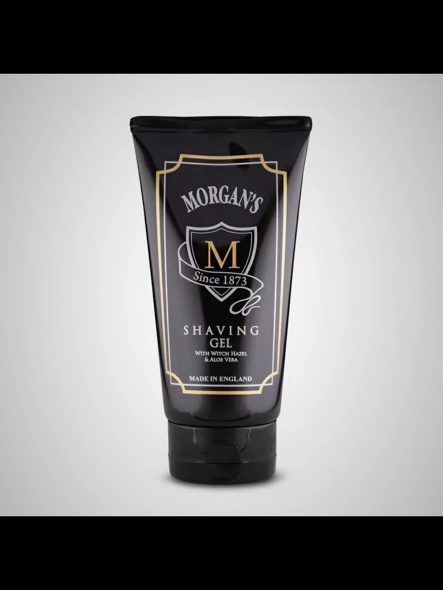 Morgans Pomade Shaving Gel, Гель для бритья Shaving Gel With Witch Hazel & Aloe Vera 150 мл