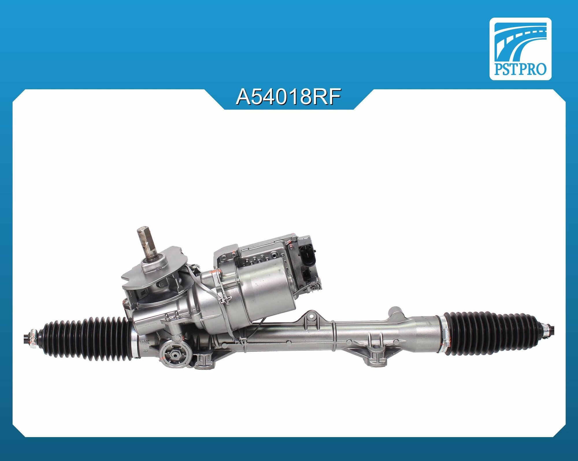 Рулевая рейка Peugeot 207 2006-07.2009 A54018RF c прямоугольны разъемом Электрическая