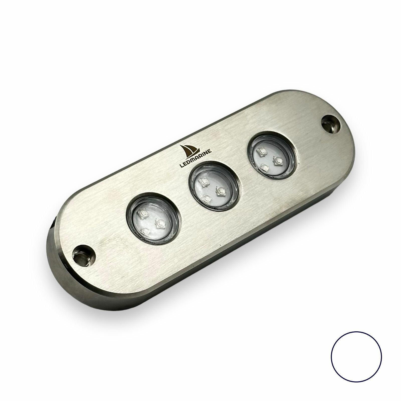 Подводный светильник для лодки LEDMARINE AQUA SLIM, 45W, DC9-32V, белый
