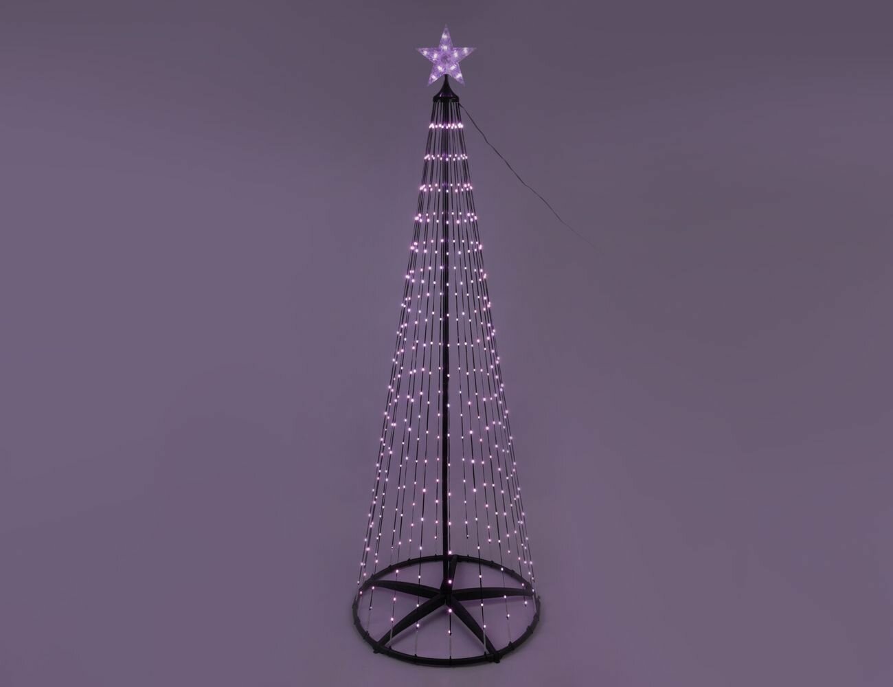 Декоративная светящаяся ёлка сияние праздника, 550 RGB LED-огней, 300 см, контроллер, ПДУ, уличная, Купман Интернешнл (Koopman International) AX5380220