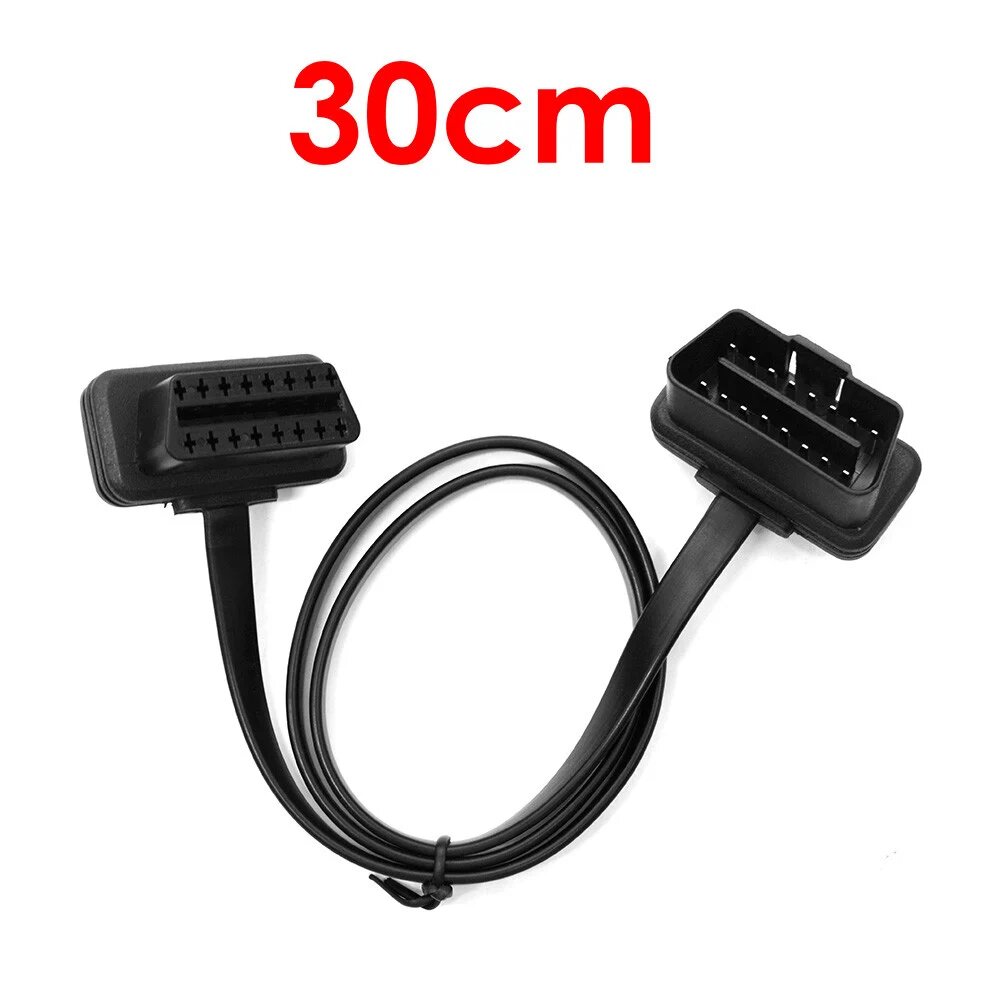 OBD2 удлинитель 30см, разъем "папа-мама"