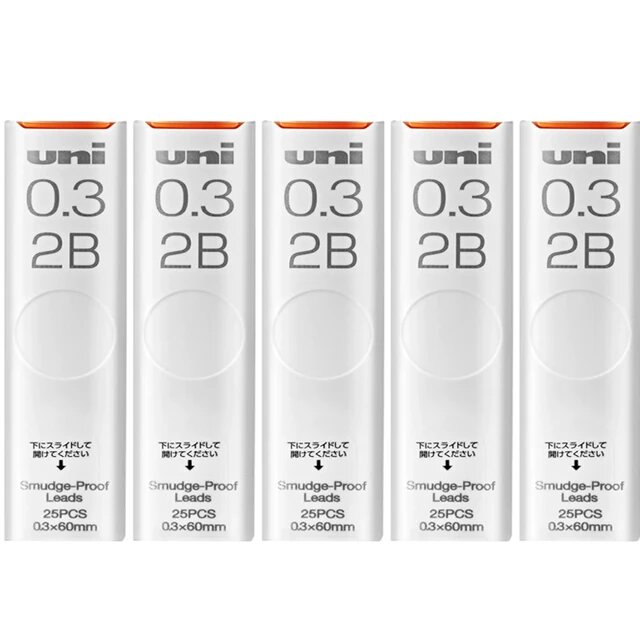 Механический карандаш Pentel Graphgear 1000 0,3/0,5/0,7/0,9 мм 5 Pack 0.3 2B