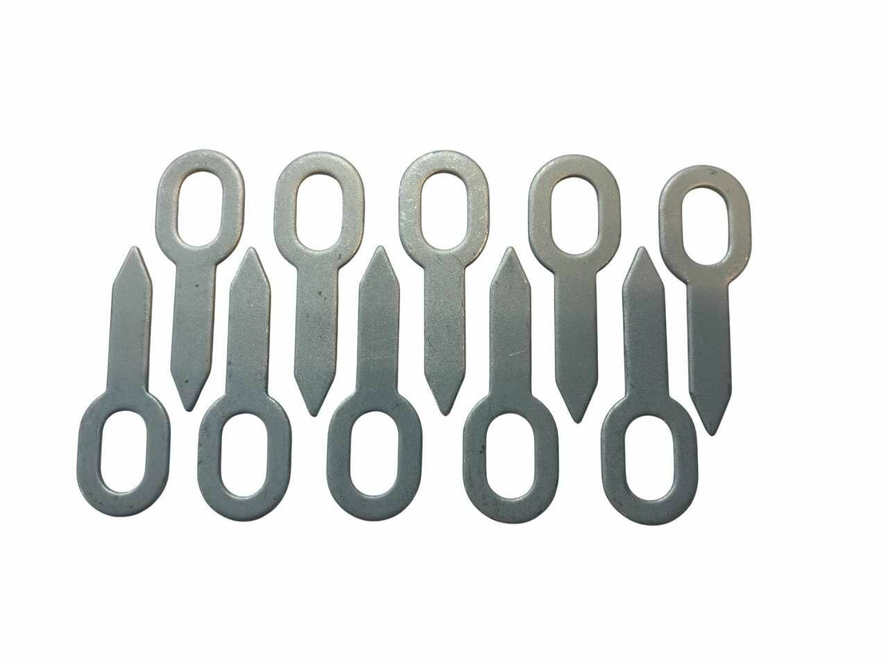 Шайба овальная прямая электрод для споттера 10 шт Great Wolf GWR0004