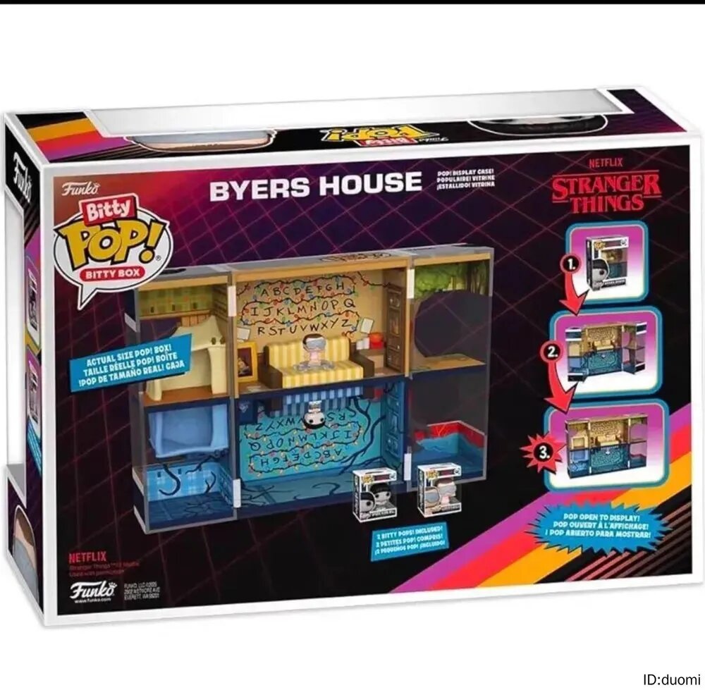 Фигурка Funko POP! Очень странные дела, Bitty Pop! Мини-сцена Дом Уилла Байерса