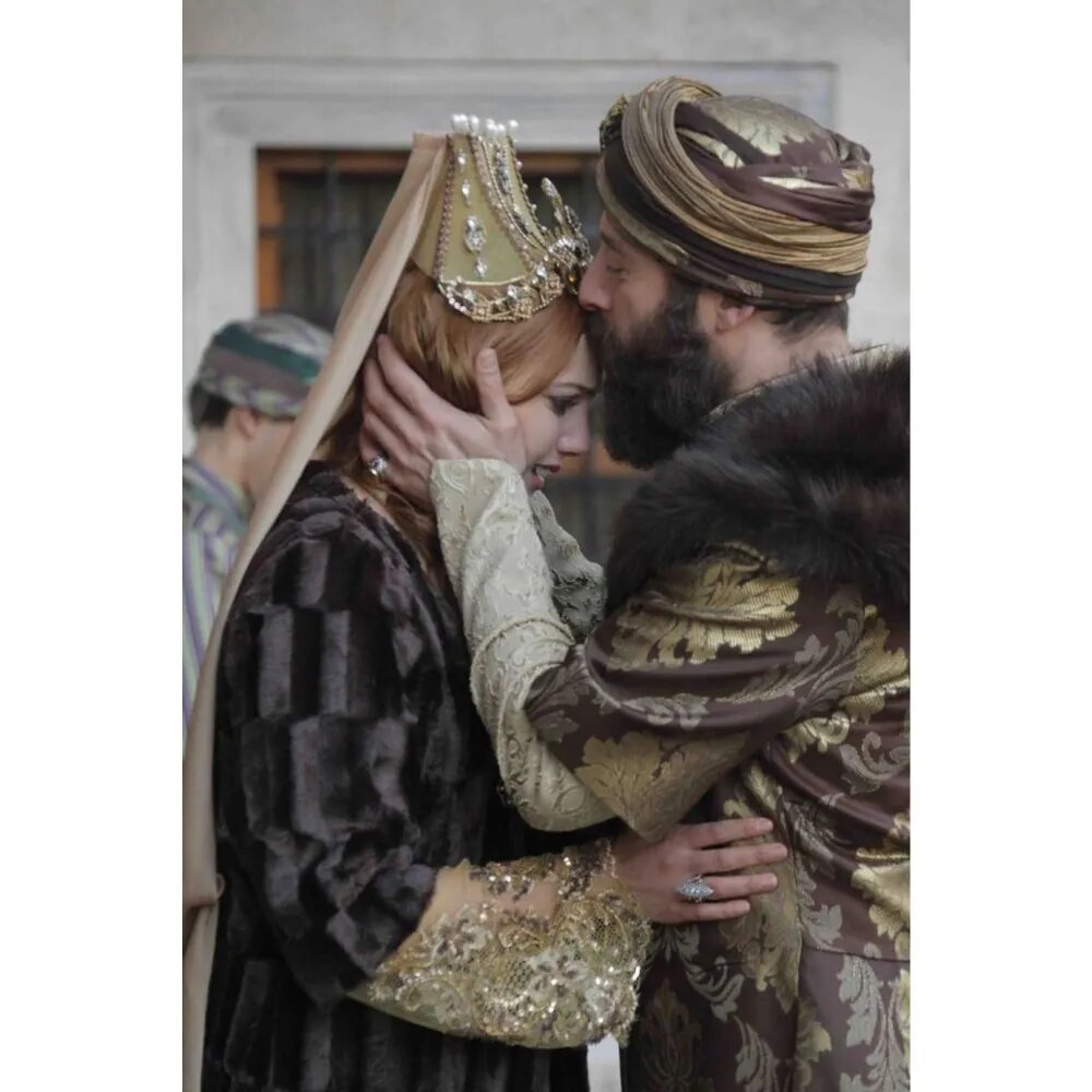 Алмазная Картина "великолепный Век Султан И Хюррем Любовь" 40х50 См Алмазная Вышивка / Картина Стразами Подарков