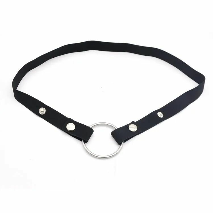 Товар БДСМ для взрослых 18+ / Ремень-фиксатор из стрейч ткани для пояса верности или кольца