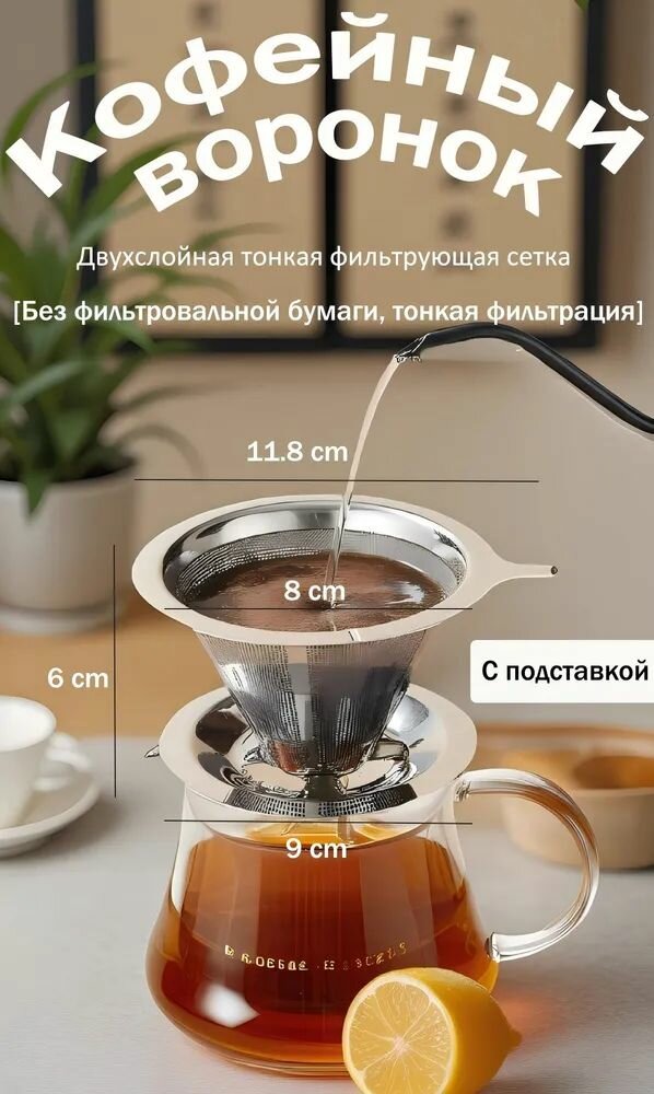 Воронка для заваривания кофе, 1 шт