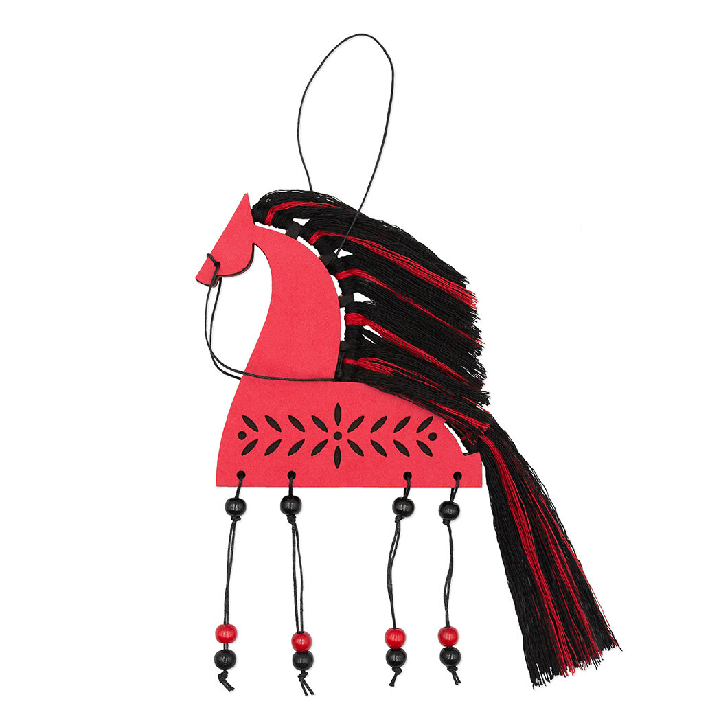 Набор для творчества Santa Lucia аппликация Мезенская лошадка, Символ года