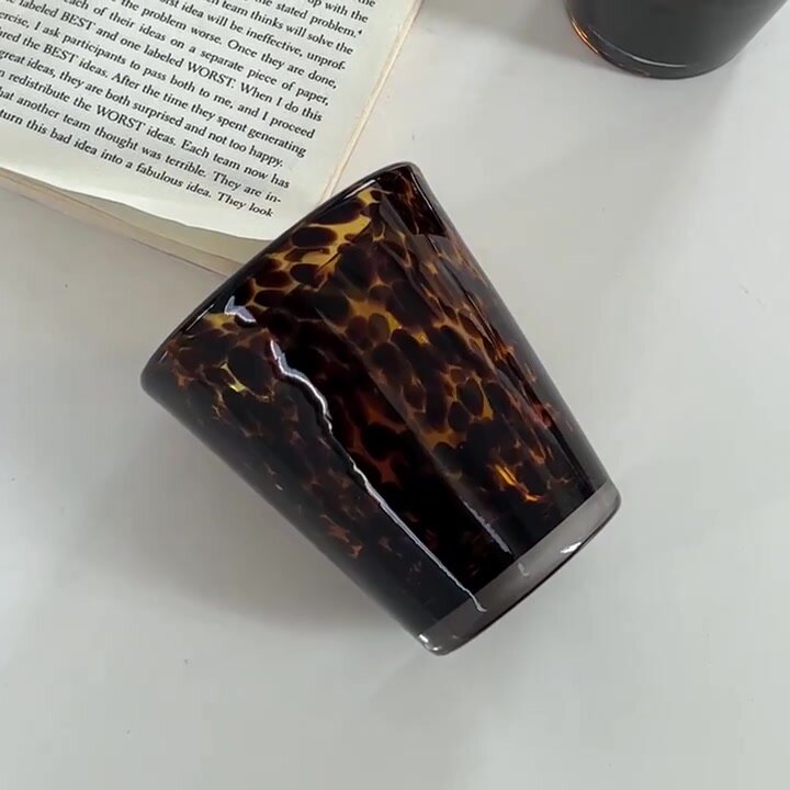 Леопардовый бокал для вина ZHUOJI
