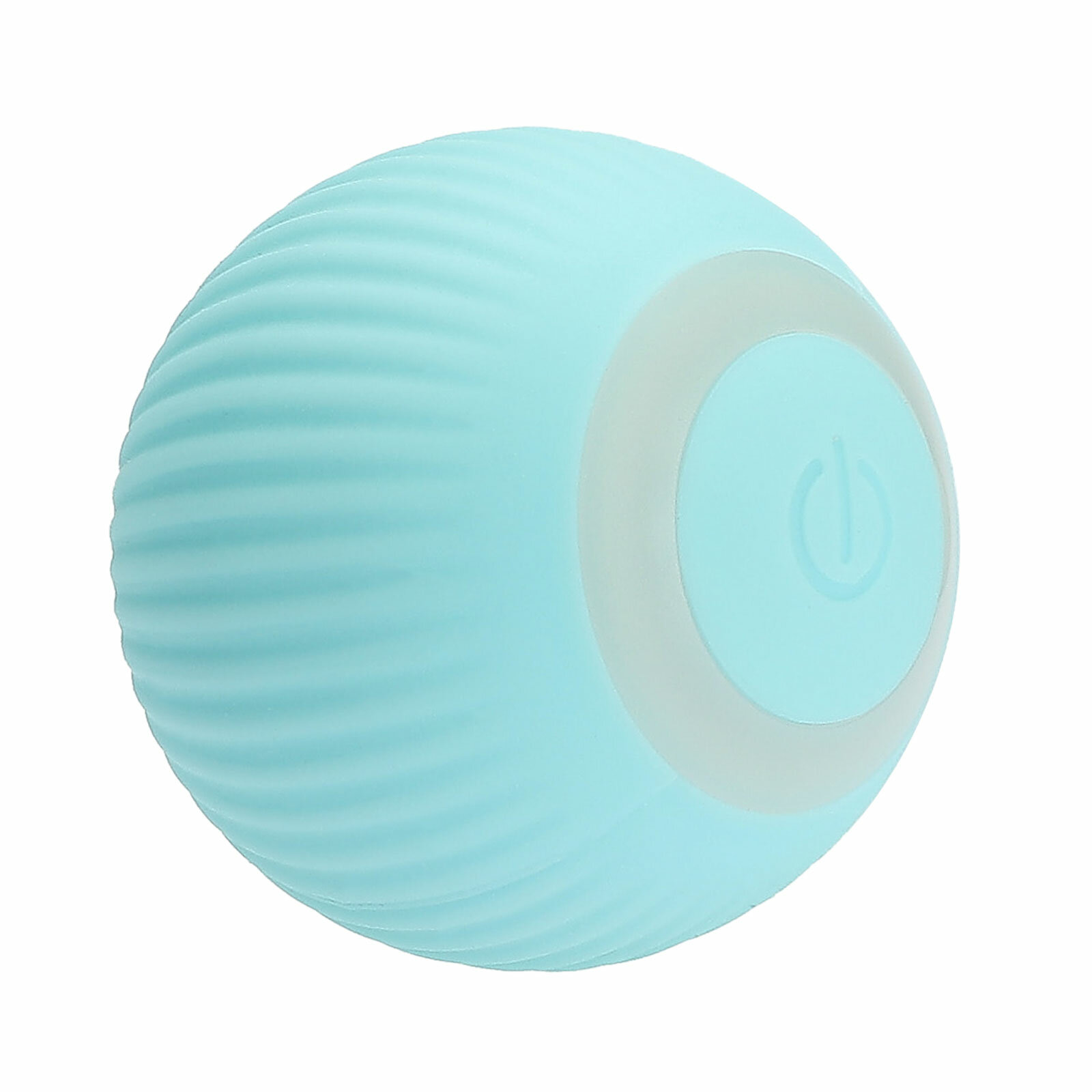 Электрический мячик для игр кошек со светодиодной подсветкой, активный катящийся и прыгающий интерактивный мячик, зеленый.