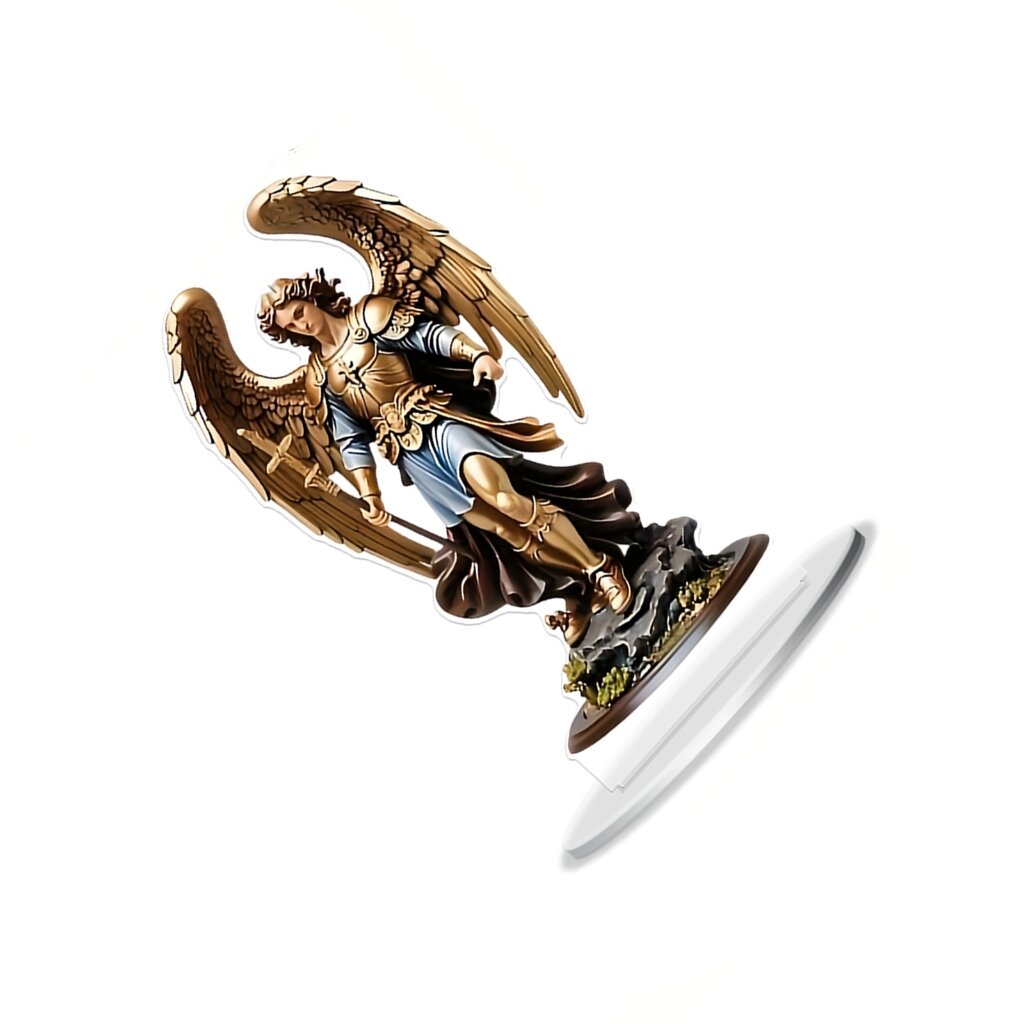 Акриловые фигурки Архангела, Скульптуры, Прекрасные Статуэтки Ангелов, Декоративный орнамент