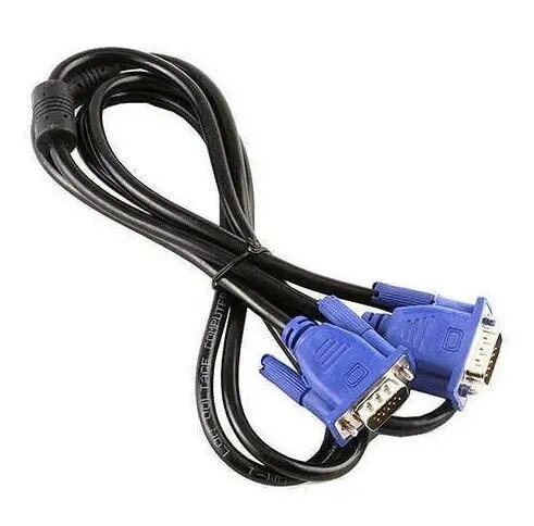 Видеокабель VGA (D-Sub)/VGA (D-Sub), 2.7 м, черный, серый
