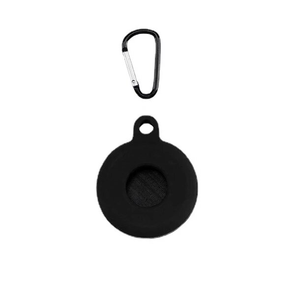 Чехол для AirTag из жидкого силикона Trig Rain черный