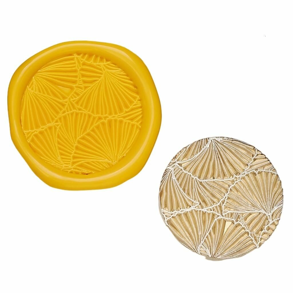 Штемпель для воска, - Узор из гинкго