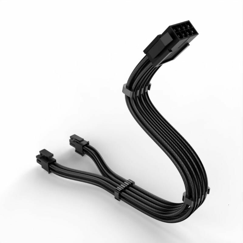 8-контактный удлинительный кабель питания CPU, Черный