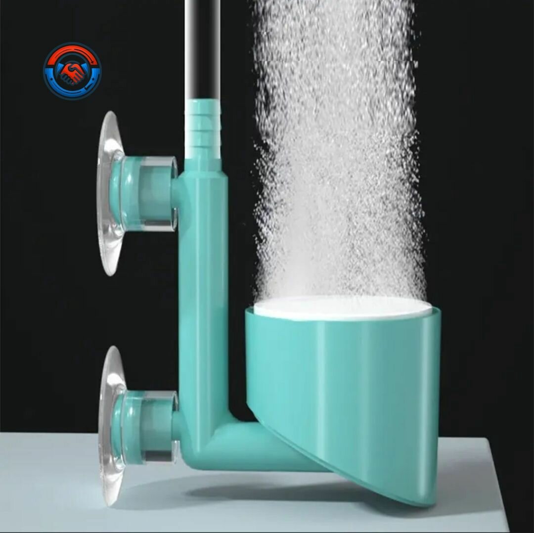 Аквариумный распылитель с присосками, бесшумный распылитель воздуха для аквариума, обеспечивает насыщение кислородом, подходит для пресноводных и морских аквариумов