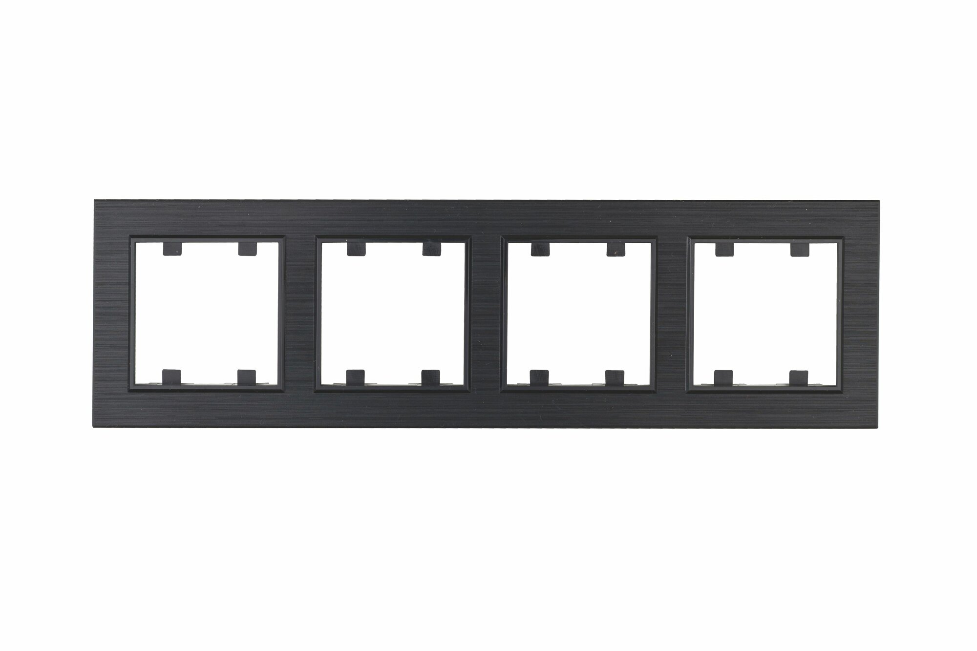 Рамка MAKEL 4-м KAREA LINE STAR горизонт. дым. металлик. 86050704