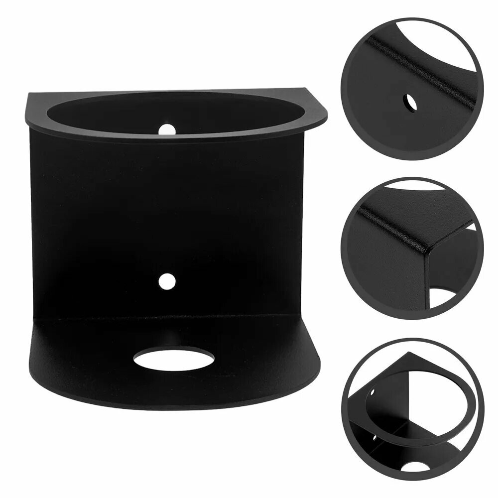 Настенный держатель для распылителей из нержавеющей стали черный для дома