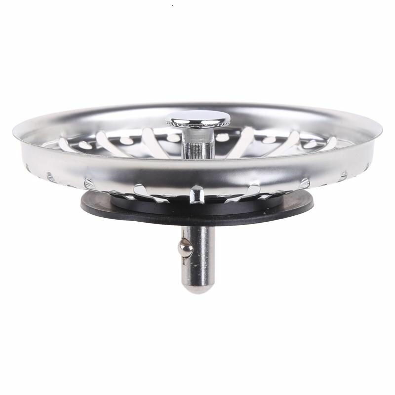 Сетчатый фильтр для слива кухонной раковины, улавливатель волос для ванной, подходит для большинства полов, универсальный