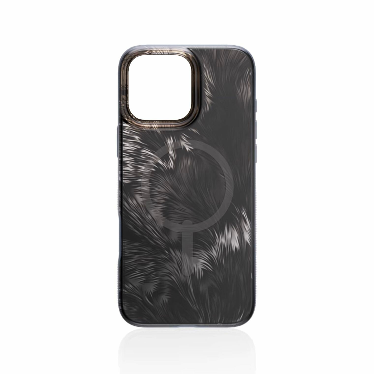 Чехол для iPhone 16 (6.1") ZAGG Milan SNAP Iridescent Gray Feather 702315747