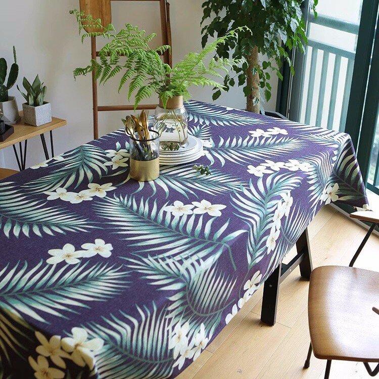 Ткань для обеденного стола, кофейного стола, мастерская живопись, цифровая печать, американский французский стиль, легкая роскошь, высококачественная сельская столовая скатерть