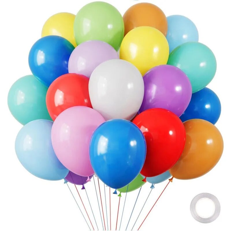 30 шт. радужные воздушные шары разных цветов, латексные красочные воздушные шары для дня рождения, детского душа, свадьбы, выпускного вечера, товары для вечеринок