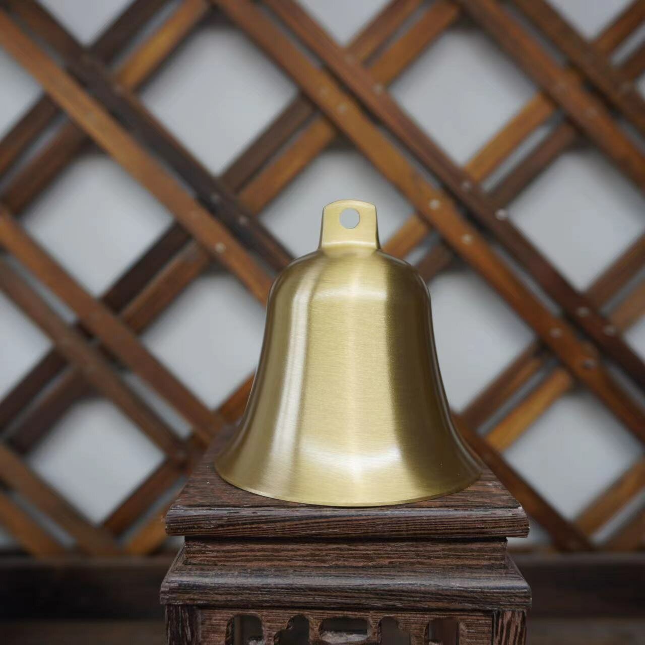 Медный колокольчик, украшение из чистой меди, латунный дверной колокольчик, большие и малые размеры, дверной звонок, сверхгромкий домашний ветровой колокольчик.