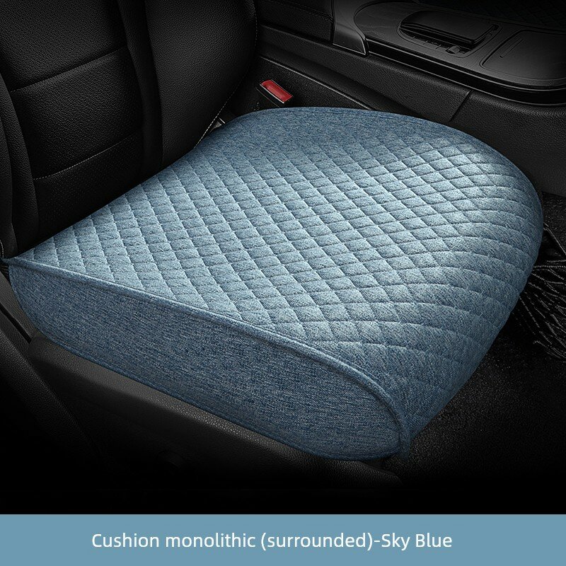 Универсальный чехол для автомобильных сидений Leapmotor C11, C10, T03, S01 из льна, всесезонный, комплект из трех