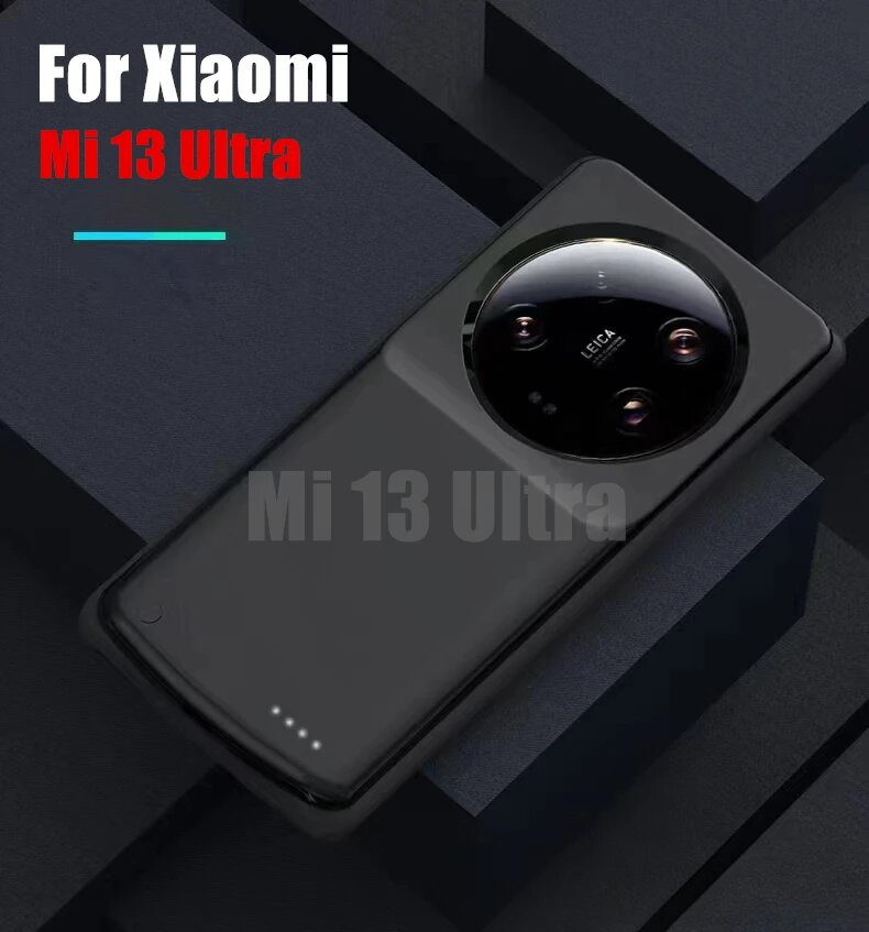 Чехол-аккумулятор для Xiaomi Mi 13 Pro 13, 10000 мАч Mi 13 Ultra Black