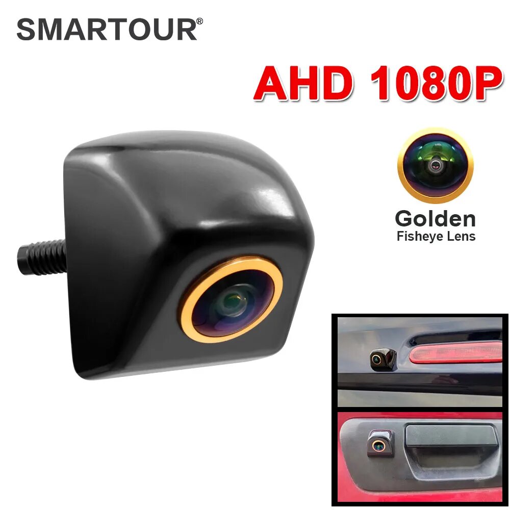 Smartour AHD 1080P автомобильная камера заднего вида, черная