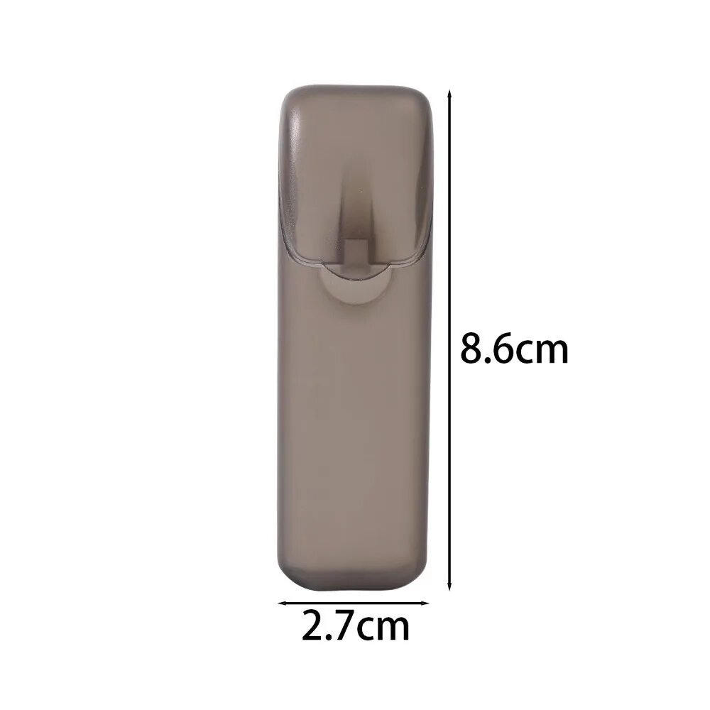 Прозрачный пластиковый мини-органайзер для мелочей Бежевый, Black