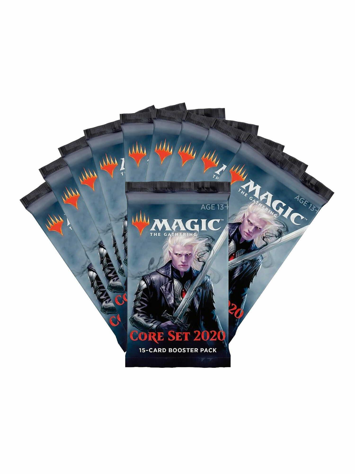 Magic The Gathering: 10 бустеров MTG издания Core Set 2020 на английском