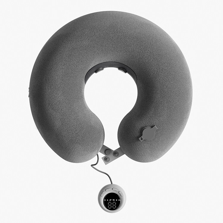 25 новых надувных дорожных U-образных подушек для массажа шеи, автомобильная массажная подушка, многофункциональный массажер для шеи для дома