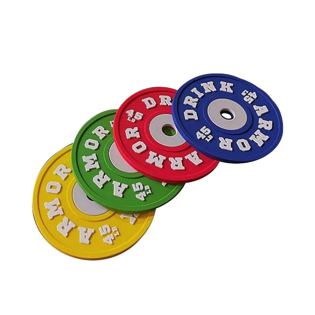 Силиконовые подставки под напитки в форме штанги, красный желтый синий зеленый