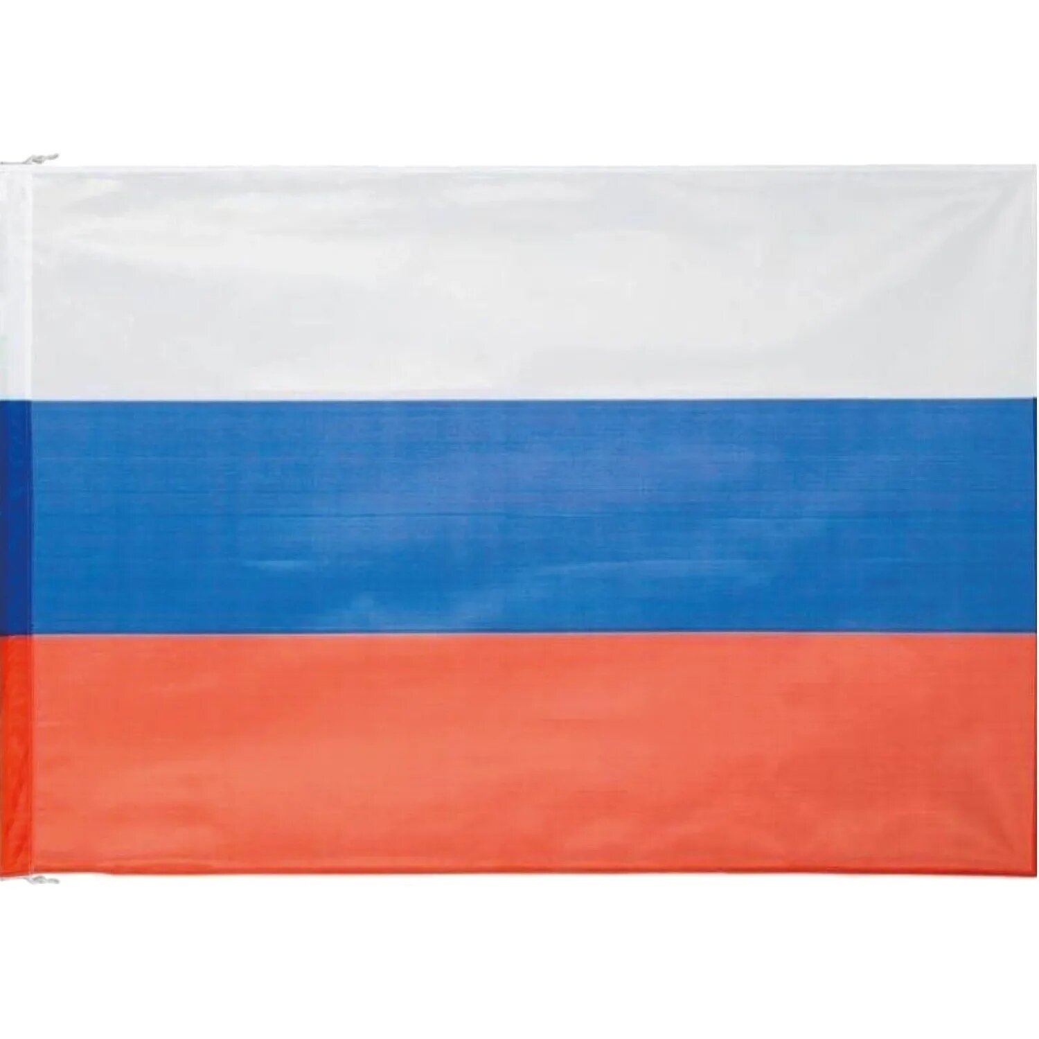 Флаг РФ 225х150 см, уличный, флажная сетка
