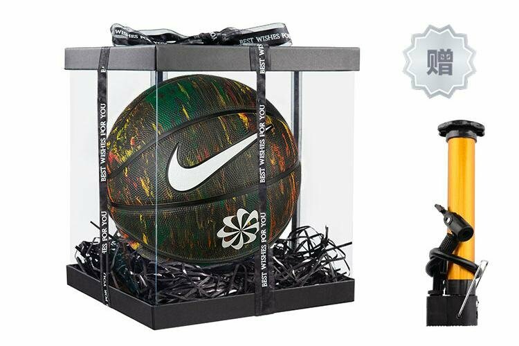Баскетбольный мяч унисекс Nike 7197901 тренировочный, черный, размер 7, S EU