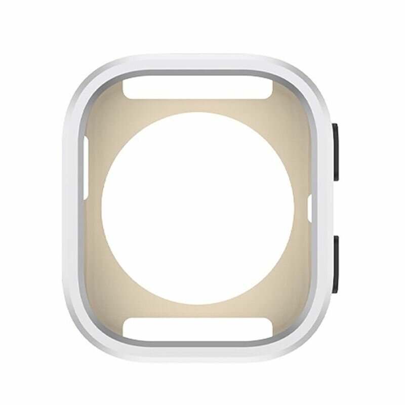 (1 шт.) Металлический защитный корпус для умных часов Amazfit Bip 6 - серебристый