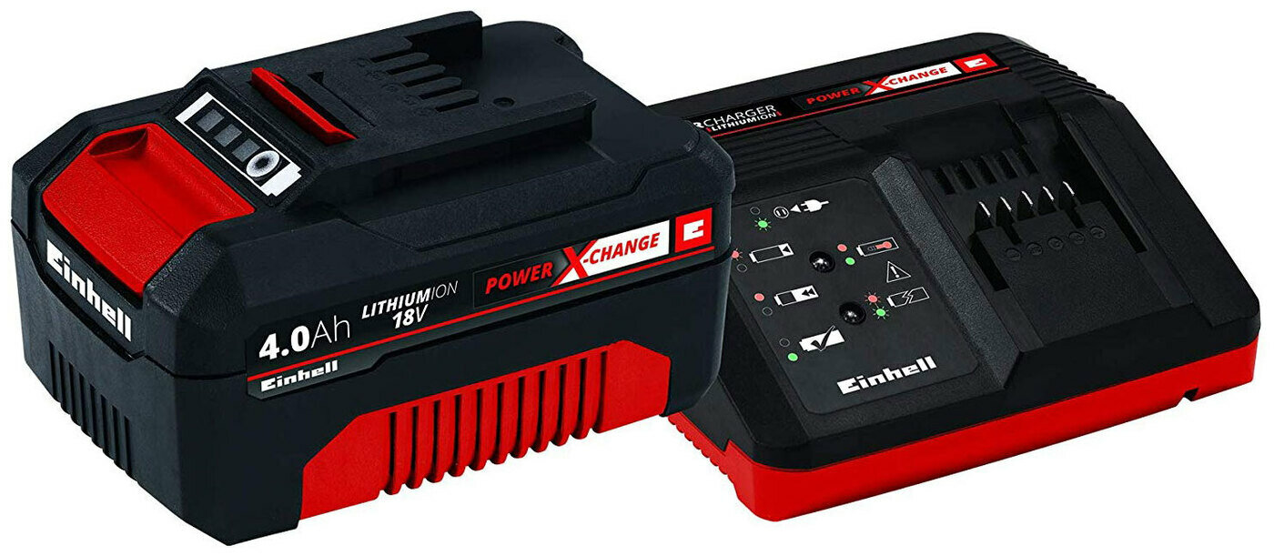 Комплект стартовый POWER X-CHANGE ЗУ + аккумулятор (18 В, 4 А*ч Li-Ion) EINHELL 4512042
