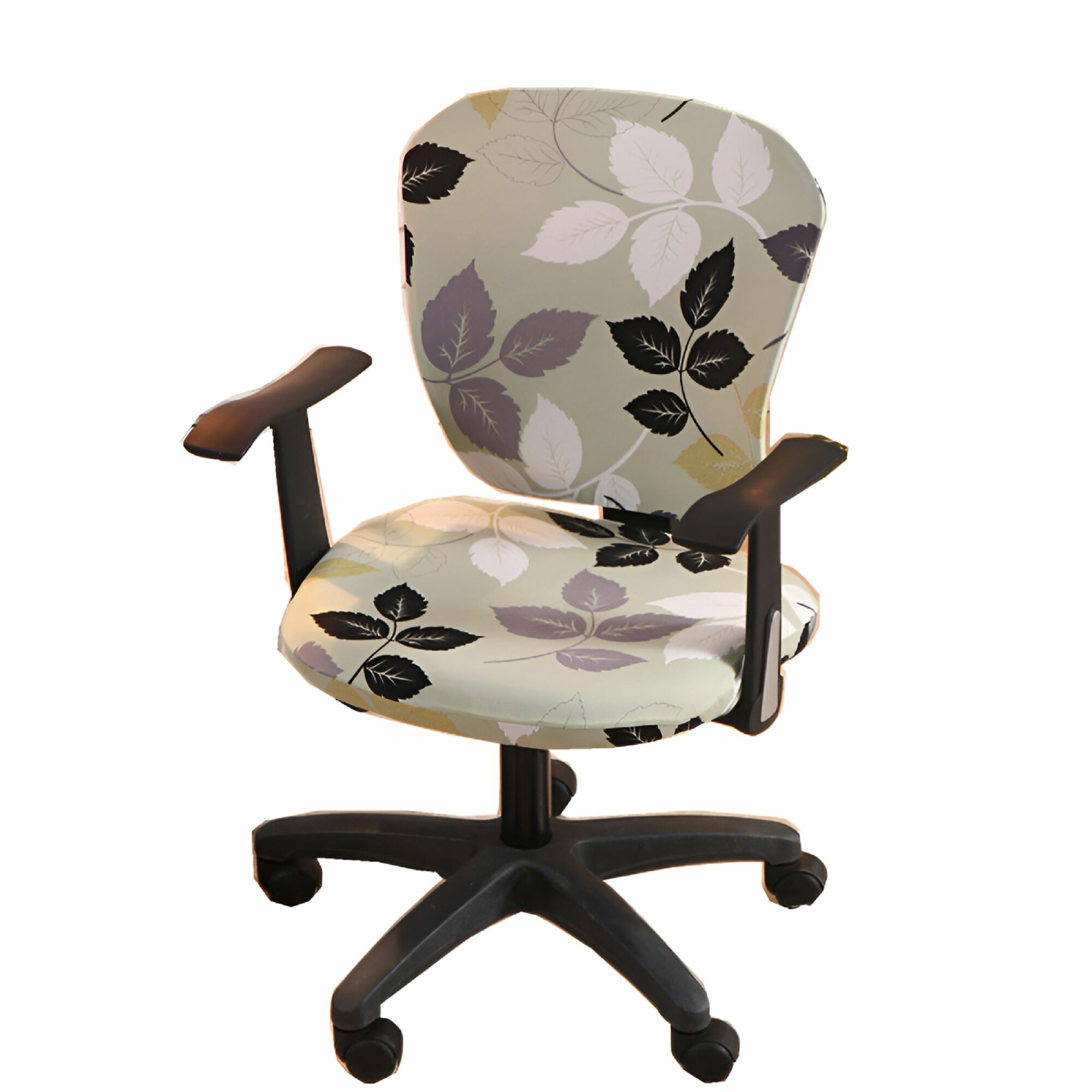 Эластичный чехол на кресло с подлокотниками, защитный декор для сидений и спинки, 2 шт.