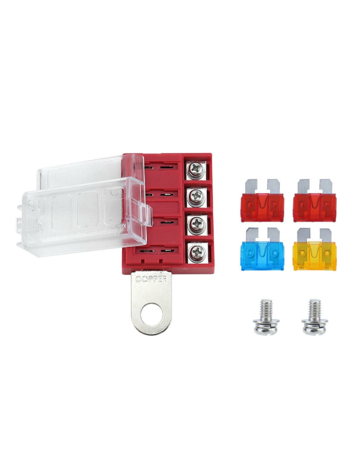 Комплект блоков предохранителей 32 В Водонепроницаемая коробка морских реле Влагозащищенные чехлы для автомобиля лодки