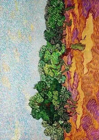 Алмазная Мозаика "Знаменитые Картины Ван Гога" 40x50 См Алмазная Вышивка / Картина Стразами Подарков / Украшения