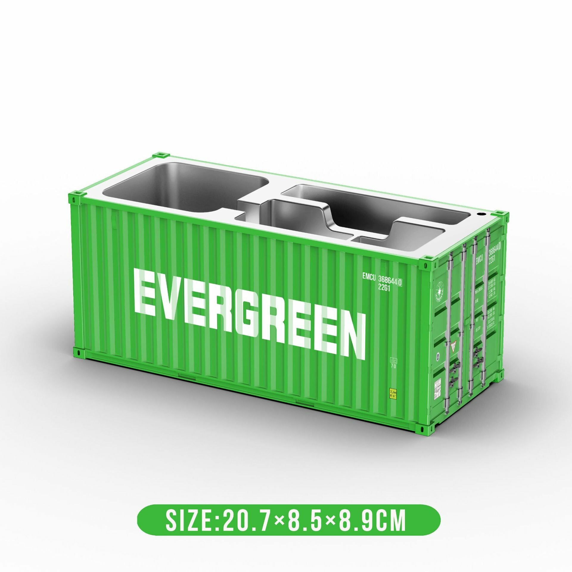 Простая модель контейнера с опциональной печатью логотипа, многофункциональный держатель для ручек, подарочная коробка для хранения канцелярии