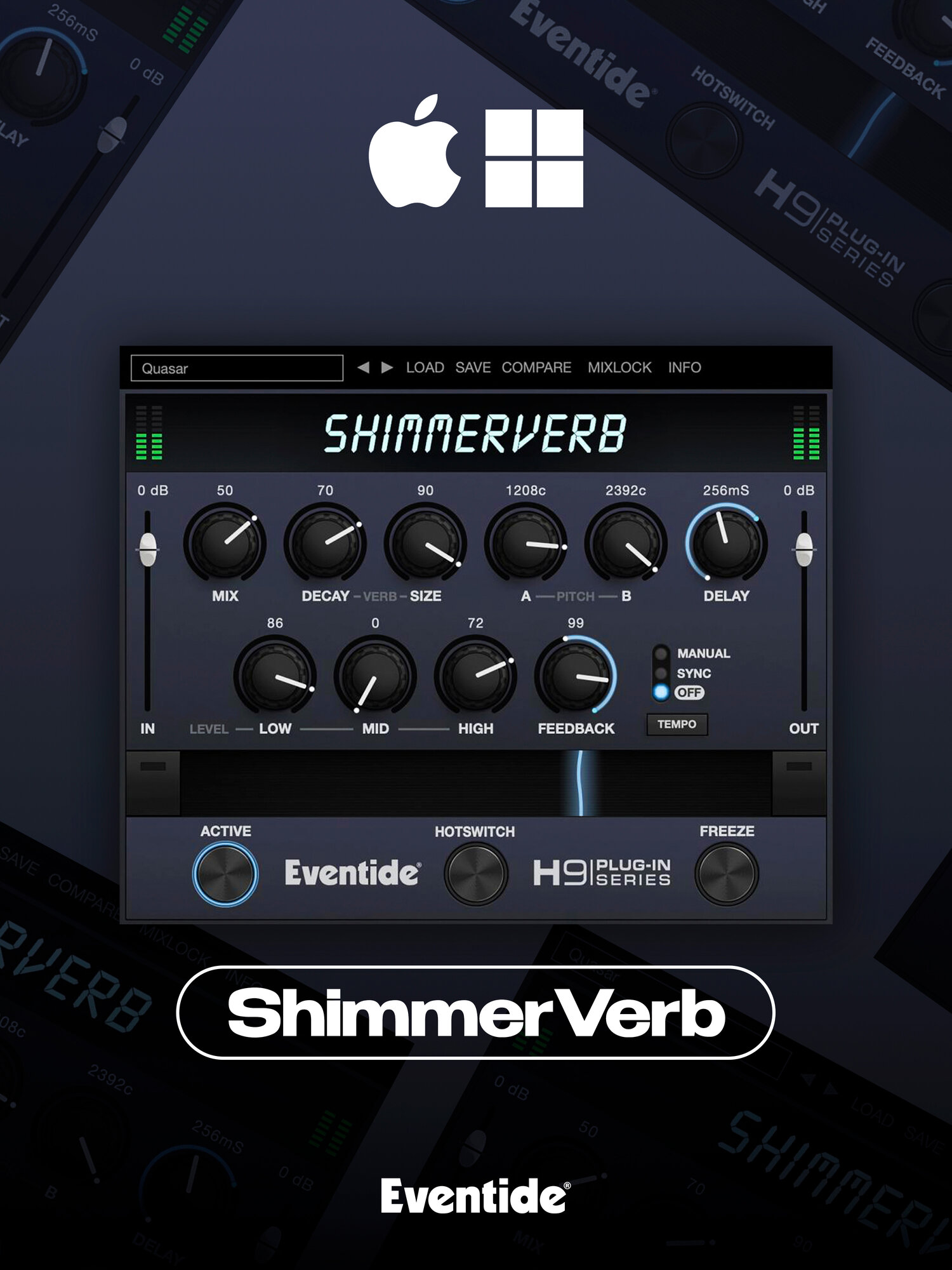 Eventide ShimmerVerb (лицензионный ключ) для ПК, macOS & Windows