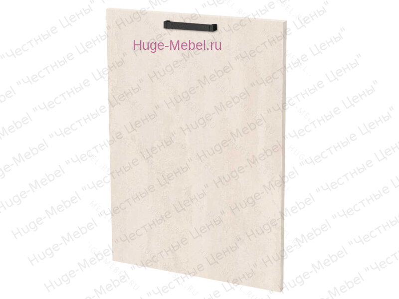 Фасад для посудомоечной машины 600 мм Ф-105 шелковый камень (Пасаденна) Huge Mebel. Ширина 596 Высота 712. Кухонные фасады