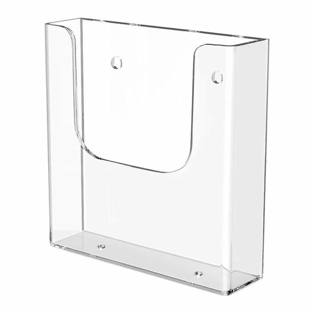 Настенный органайзер для файлов формата А4/А5, однослойная прозрачная стойка для файлов, пластиковая полка, держатель для папок для документов, стойка для журналов